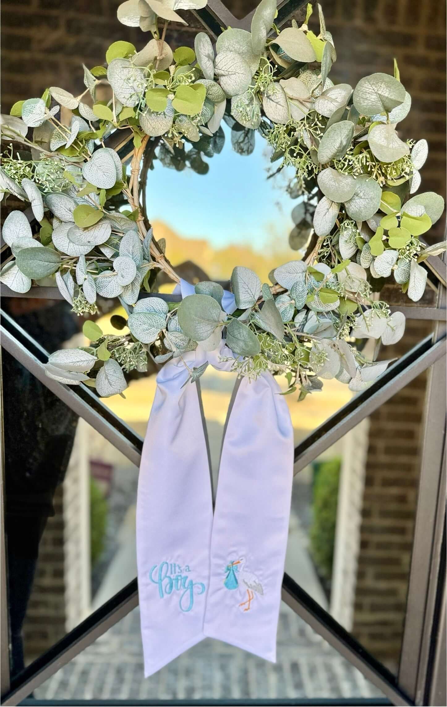 Baby Announcement Gifts and Decor | Wreath Sashes – ninnie + nanny : baby